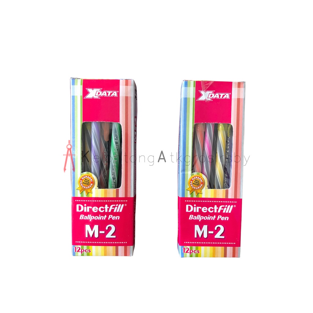 Jual Ballpoint / Puplen / Bolpen Lilin Ulir XData / X-Data / X Data M2 lusinan | Shopee Indonesia