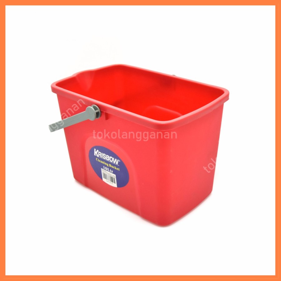 Jual Krisbow 10 Ltr Ember Plastik - Merah | Shopee Indonesia