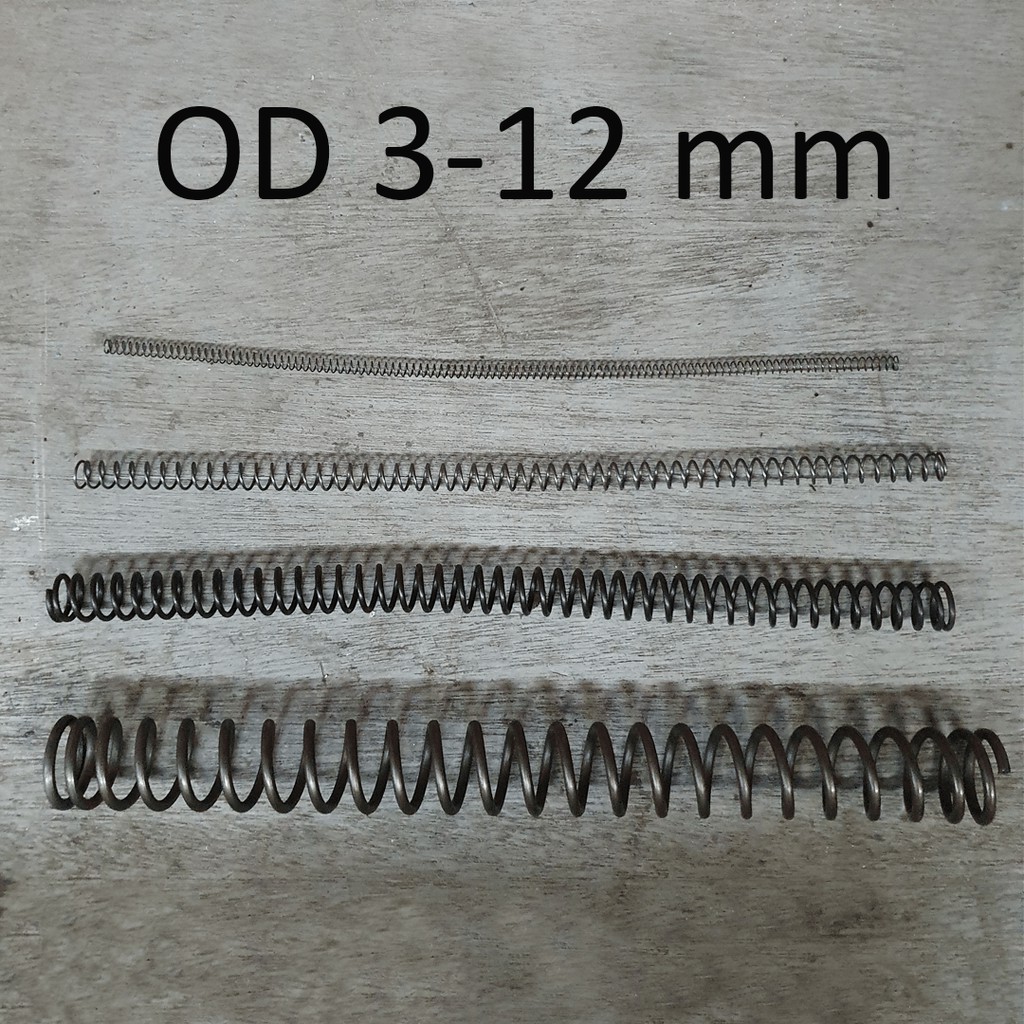 Jual Per Hitam OD 3-12mm Coil Dia. 0.5/1/1.5/2/2.5mm Panjang 300mm ...