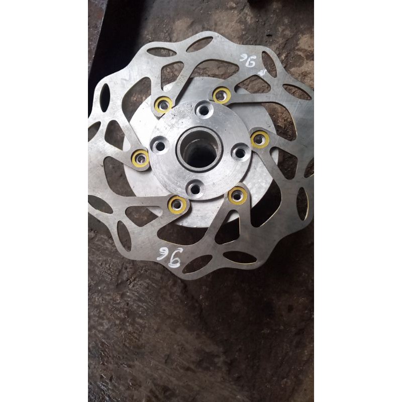 Jual adaptor cakram klx dari velg Yamaha rcb pakai cakram klx adaptor ...