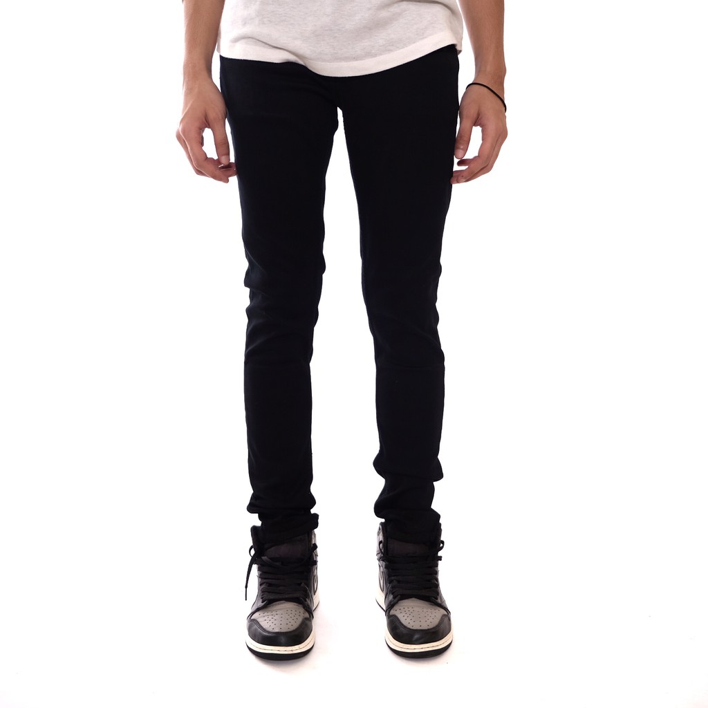 Jual Superego Celana Jeans Hitam Pria Denim Full Black 12oz | Shopee ...