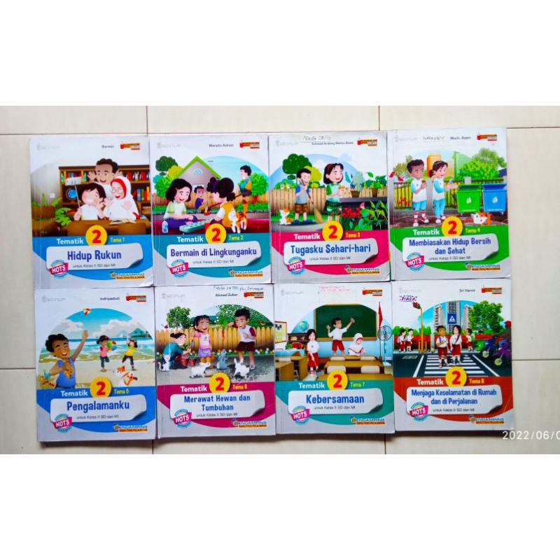 Jual Buku Paket Tematik kelas 2 SD/MI tema 1-8 platinum Tiga Serangkai | Shopee Indonesia