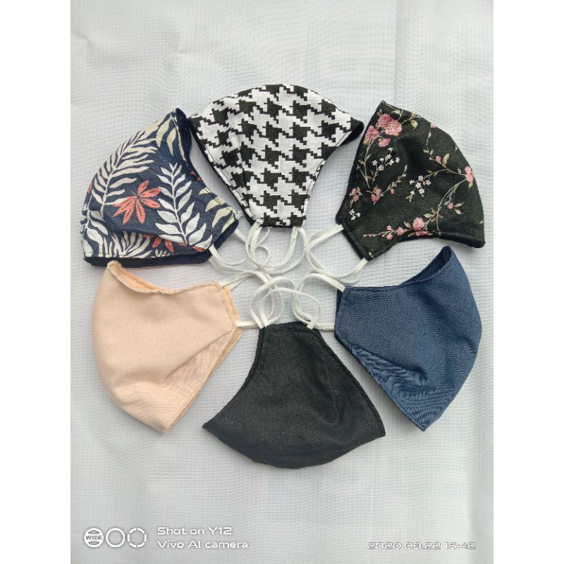 Jual Masker Kain, Nyaman seharian, Pas Menutup Dagu dan Hidung | Shopee ...