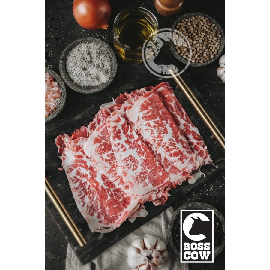 Jual Wagyu Slice Aussie Daging Sapi Slice Premium MB5+ 500gr | Shopee ...