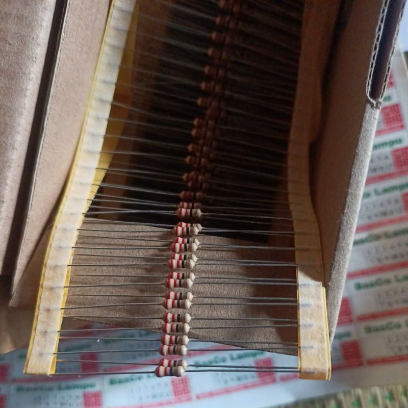 Jual Resistor ¼w & ½w carbon film(50bj) | Shopee Indonesia