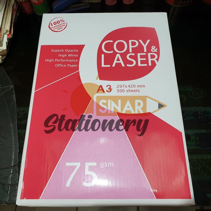 Jual Promo Kertas a3 75gr copy laser Berkualitas | Shopee Indonesia