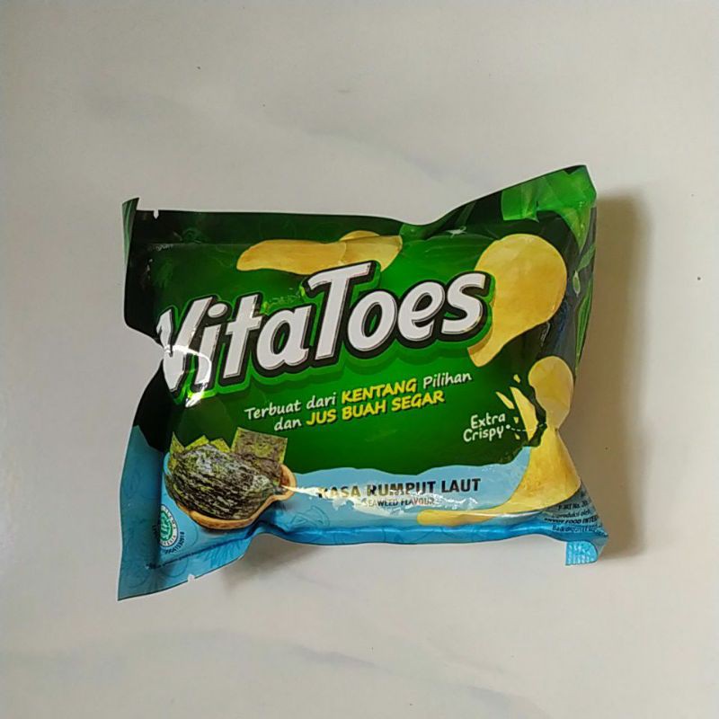 Jual Vitatoes Kentang Rasa Rumput Laut 18g Jajanan Kletikan Hits ...
