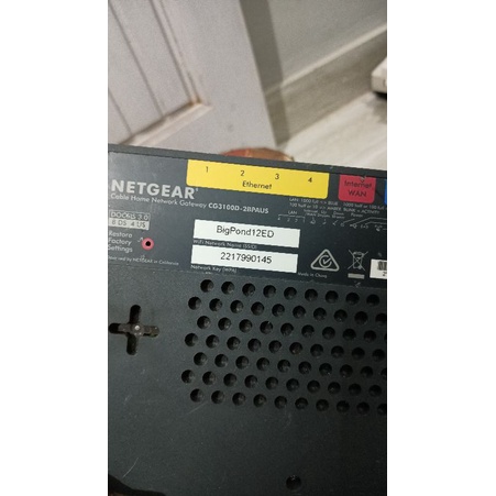 Jual Netgear CG3100D-2BPAUS Telstra Cable Home Network Gateway | Shopee ...