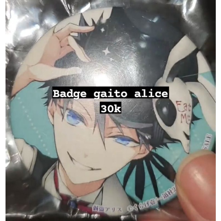 Jual Official Badge Gaitou Alice Original from Japan Arisugawa Hikaru ...