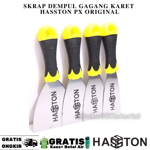 Jual Hasston Skrap Dempul 2 Inch Gagang Karet Original Terbaru Skrap ...