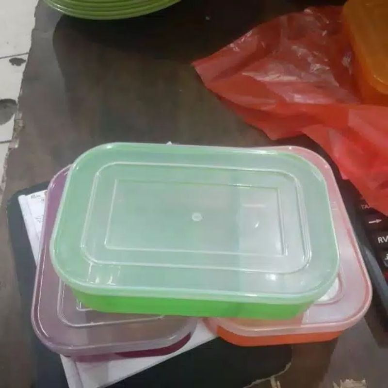 Jual Tempat / tepak makan Vio sekat MCR lunch box plastik | Shopee ...