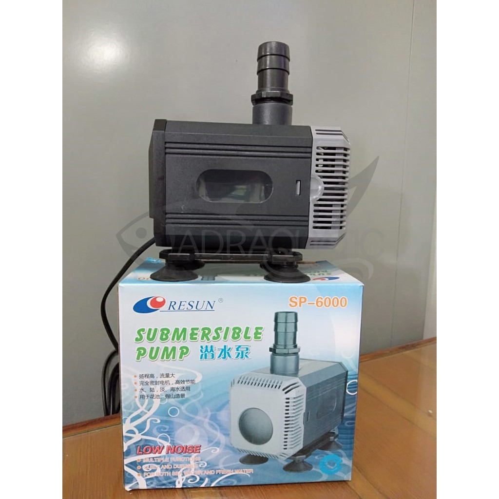 Jual RESUN SP-6000 SUBMERSIBLE PUMP POMPA AIR CELUP FILTER AQUARIUM ...