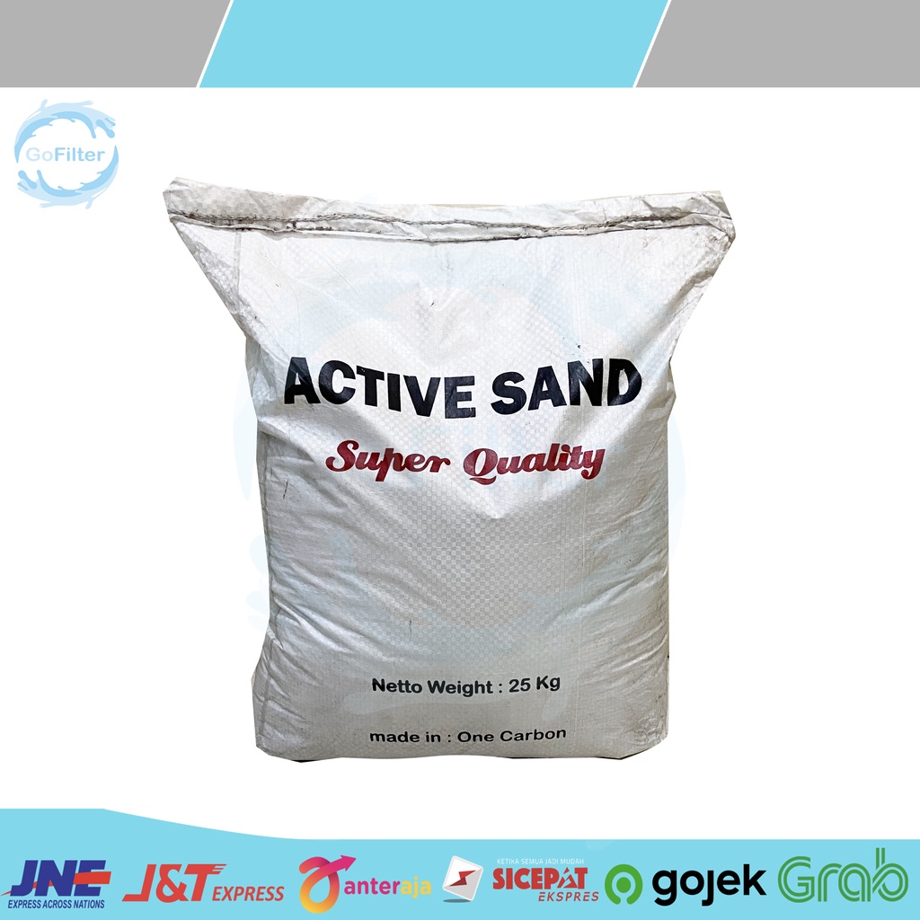 Jual MEDIA FILTER AIR PASIR AKTIF SUPER 25 KG 1 SAK / ACTIVE SAND ...