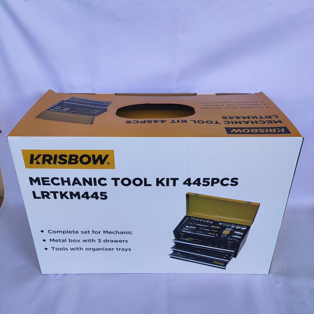 Jual Krisbow Mechanic Tool Kit 445 Pcs - LRTKM445 | Shopee Indonesia