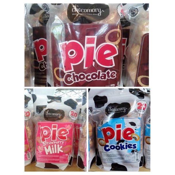Jual PIE CHOCOMORY ISI 20PCS , 3 VARIAN | Shopee Indonesia