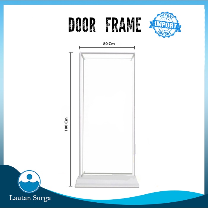Jual Stand Banner Door Frame Banner 60x160 Cm Standing Doorframe ...