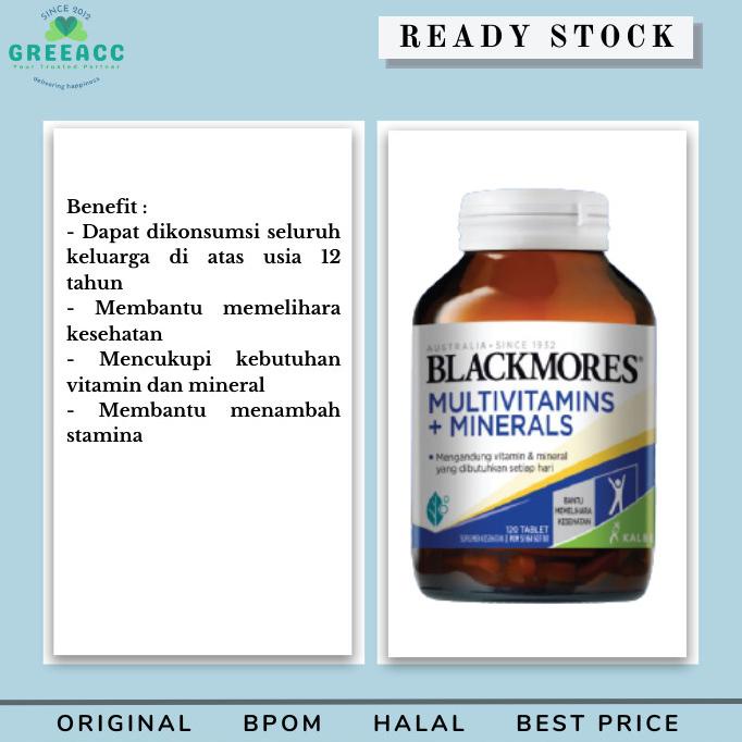 Jual Blackmores Multivitamins + Mineral Multivitamin Multi Vitamin BPOM Lc | Shopee Indonesia