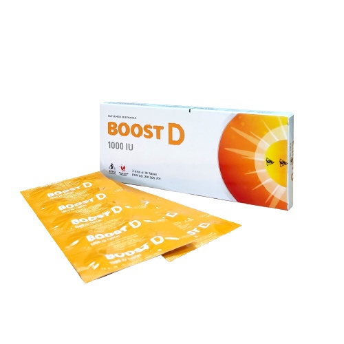 Jual Vitamin D 1000 IU BOOST D 5000IU strip isi 10 tablet Jaga Daya ...