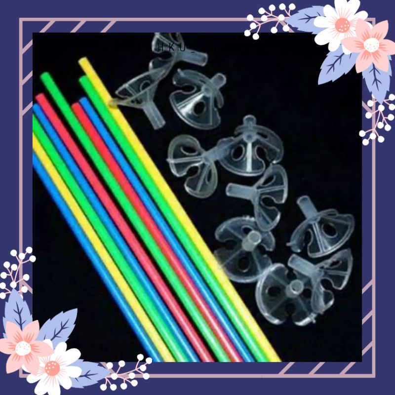 Jual Stick Balon/Tangkai balon isi 5 pcs & 10 pcs | Shopee Indonesia