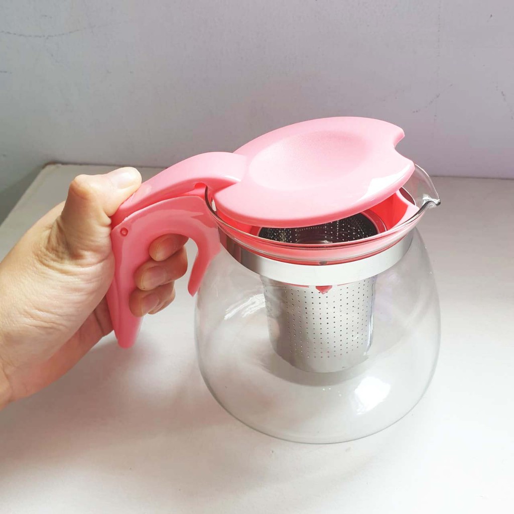 Jual Teko Teh dengan Saringan / Poci kopi V60 dripper / Teapot / Poci ...