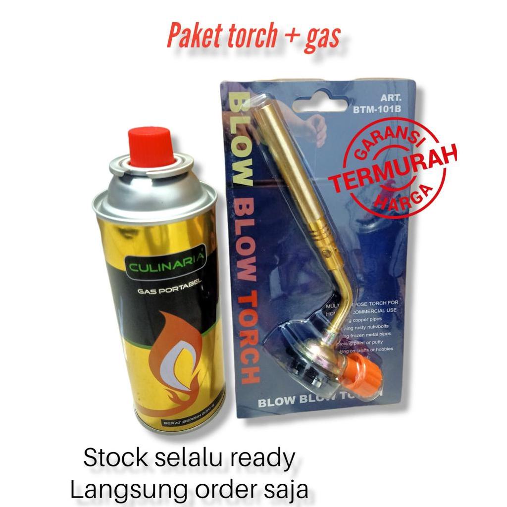 Jual Paket Gas Torch Blender Las Portable Kepala Gas Portable Gas Las ...