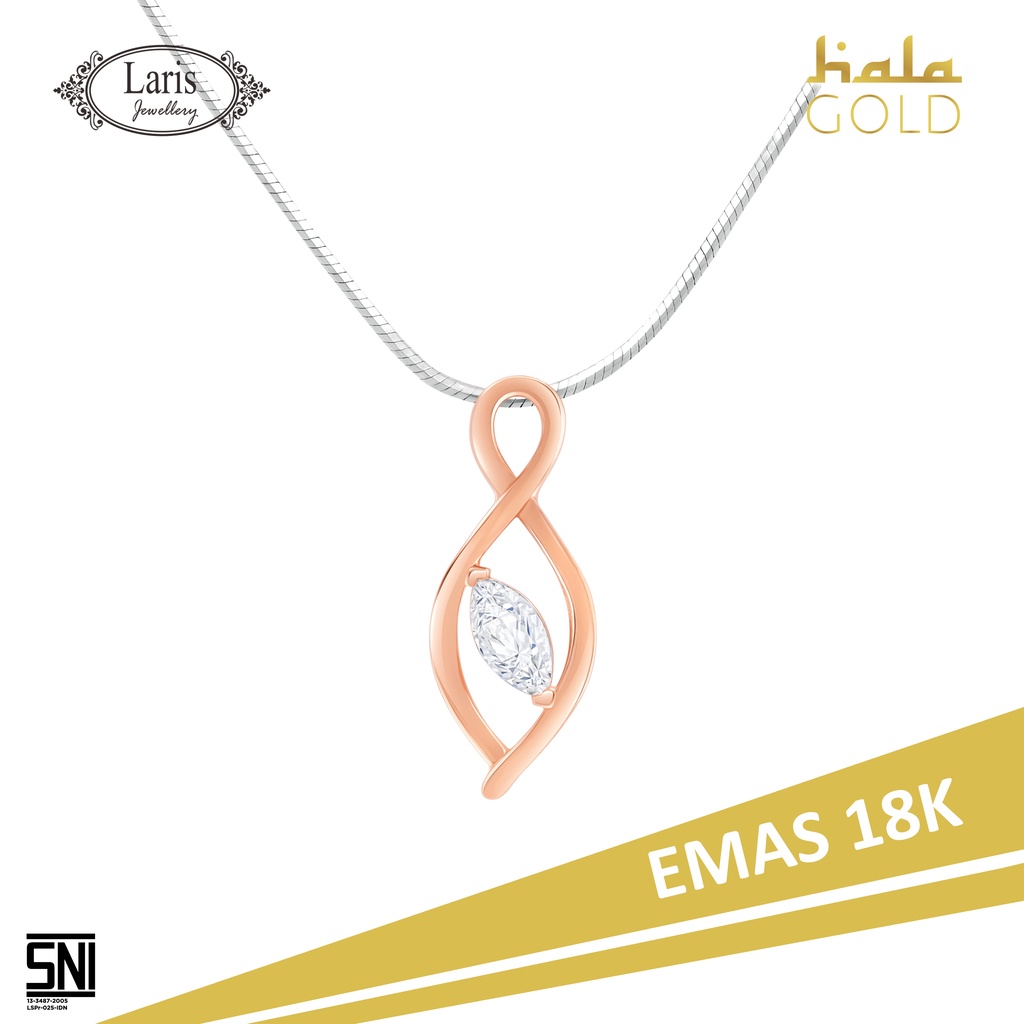 Jual Liontin Anggun Collection Halagold - Liontin Emas Fashion 18k ...