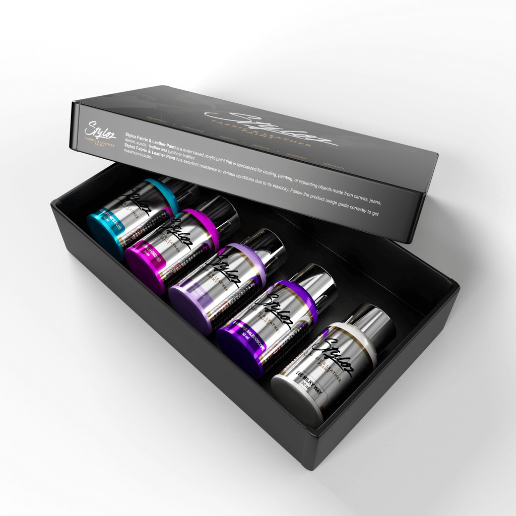 Jual Styloz Fabric and Leather Paint 30 ml - Galaxy Pack | Shopee Indonesia