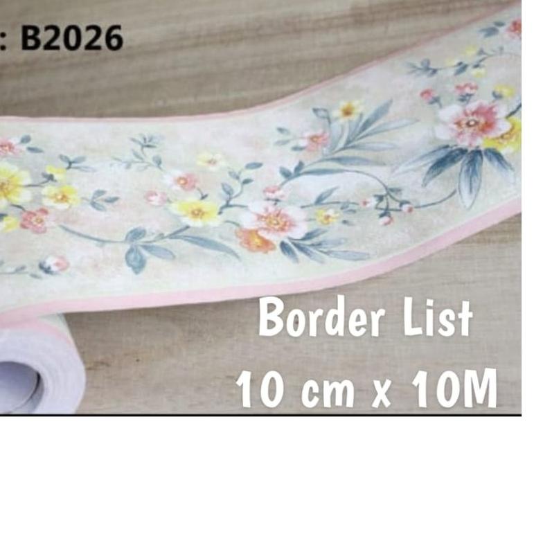 Jual 10 meter Wallborder / wall border / wallpaper list dinding UKURAN ...