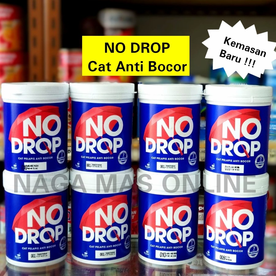 Jual NO DROP CAT PELAPIS ANTI BOCOR 1 KG / CAT TEMBOK ANTI BOCOR ANTI JAMUR / CAT DINDING ANTI ...