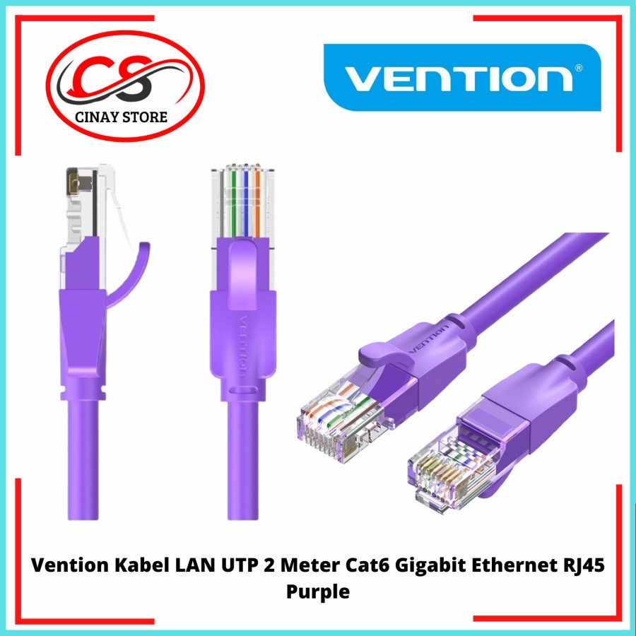 Jual VENTION Kabel LAN RJ45 Gigabit Ethernet Cat6 - Vention Kabel LAN ...