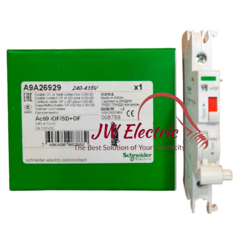 Jual Kontak Bantu MCB Auxiliary Schneider Acti9 A9A26929 | Shopee Indonesia