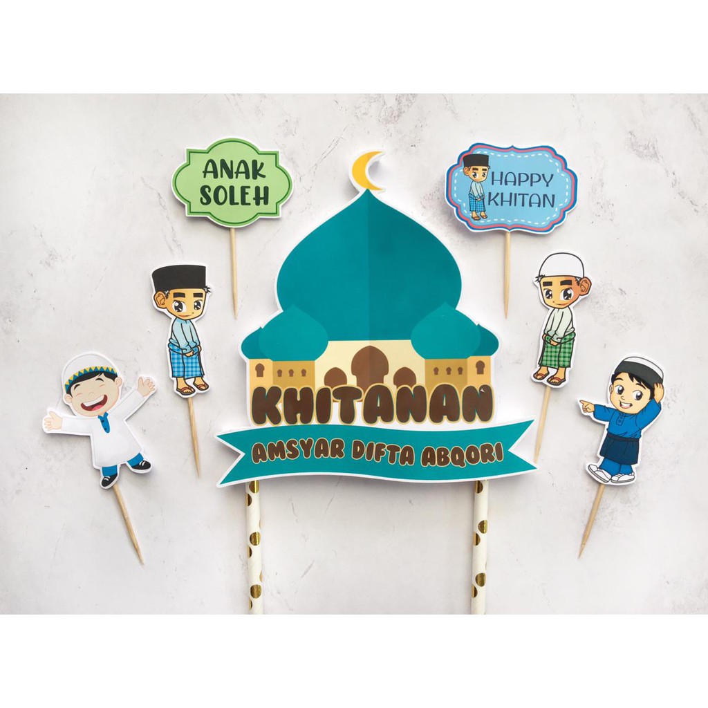 Jual Topper murah KHITANAN / SUNAT mesjid set | Shopee Indonesia