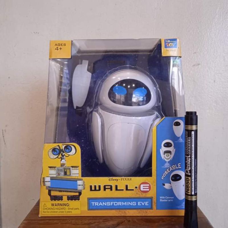 Jual mainan action figuretransforming eve wall edisney pixarwall e ...