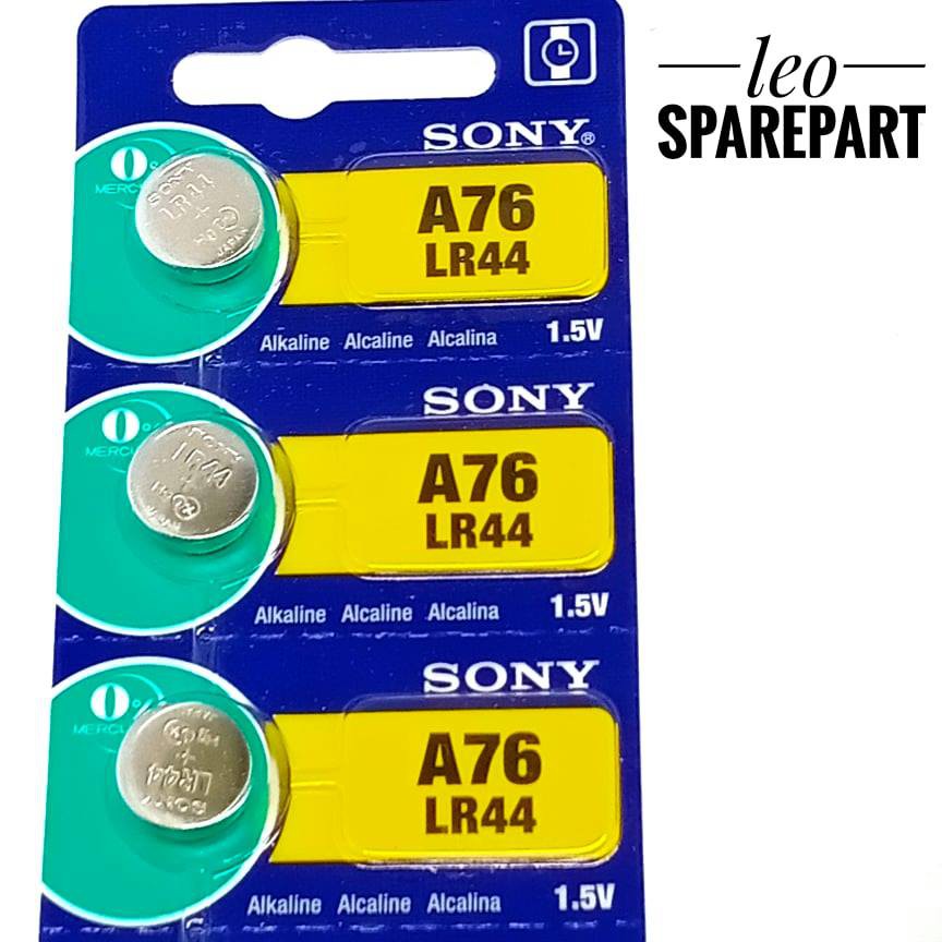 Jual BATERAI SONY LR44 / A76 ORIGINAL | Shopee Indonesia