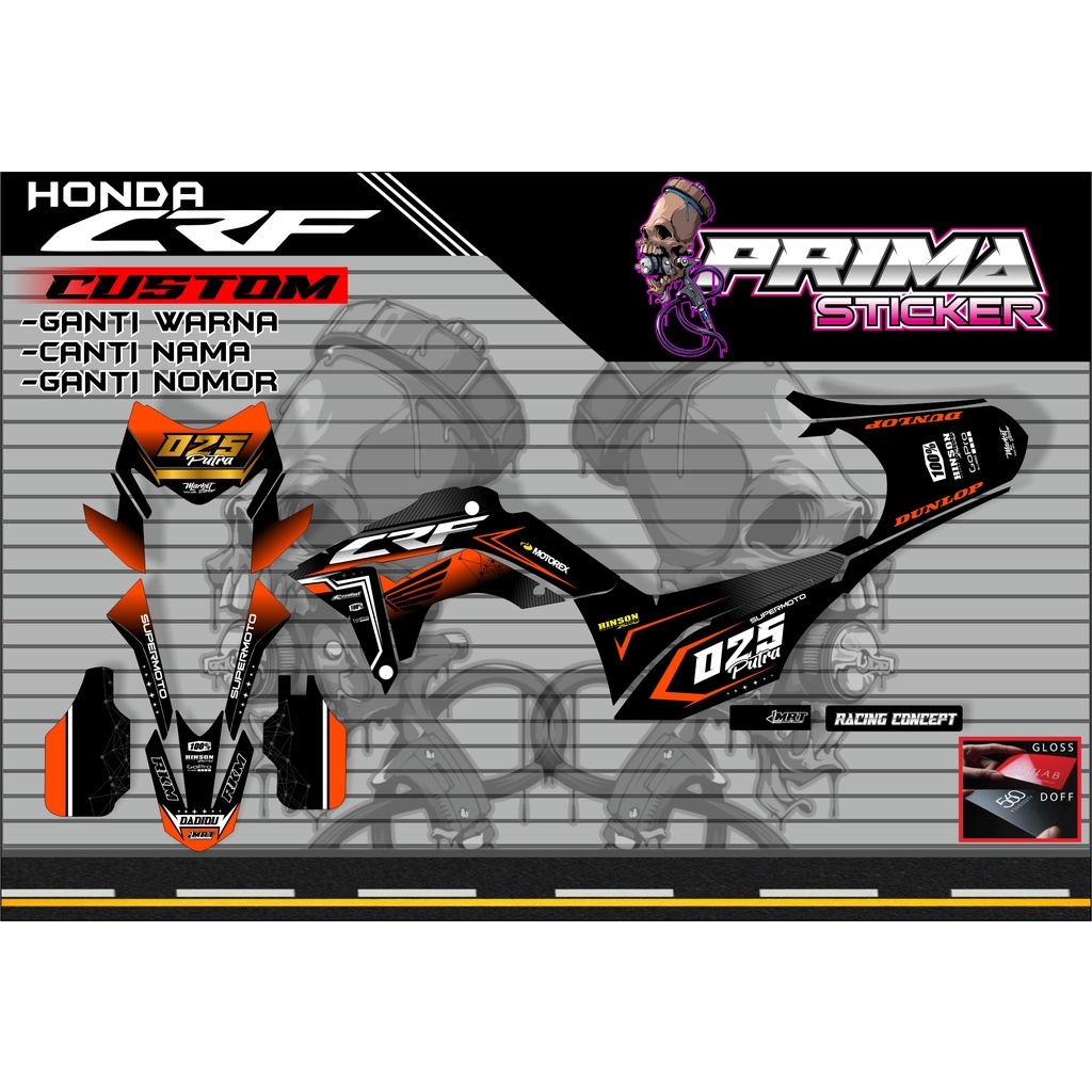 Jual Decal Sticker Motor Crf 150 full body, CRF 150L | Shopee Indonesia