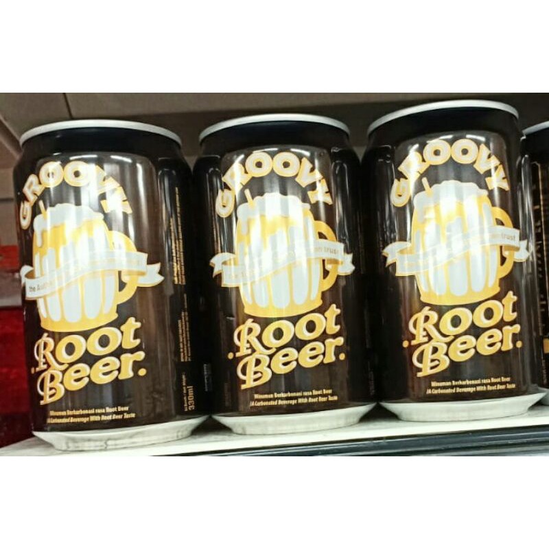 Jual GROOVY ROOTBEER CAN 330ML (1pcs) | Shopee Indonesia