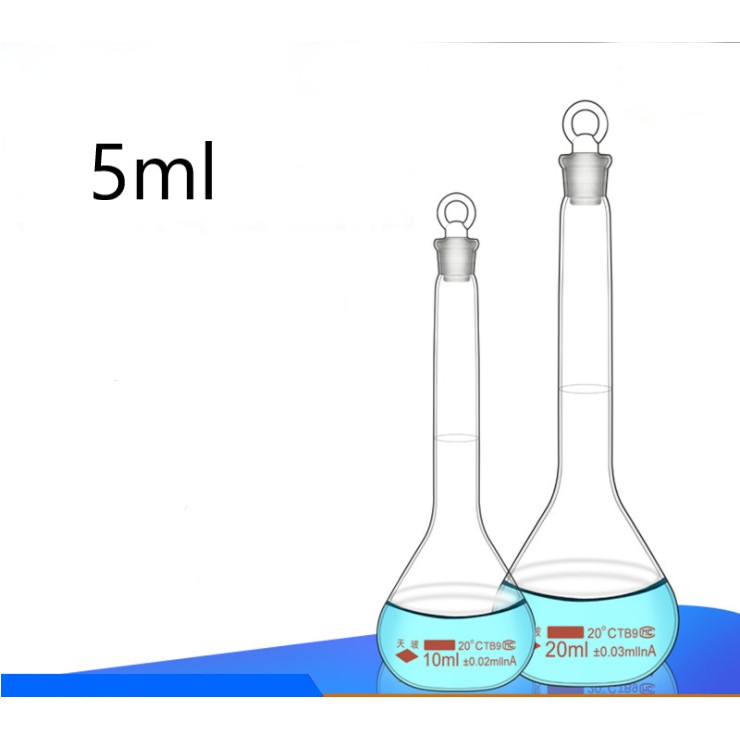 Jual TIAN BO Transparent Volumetric Flask/Labu Volumetri / Labu Ukur ...