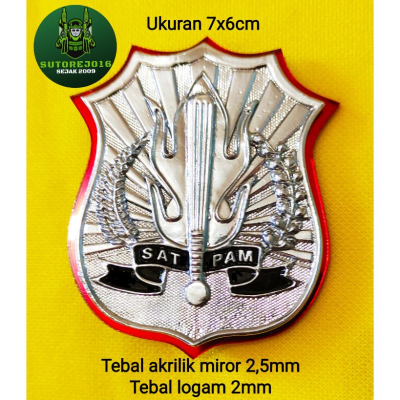 Jual KEWENANGAN satpam / lencana satpam terbaru | Shopee Indonesia