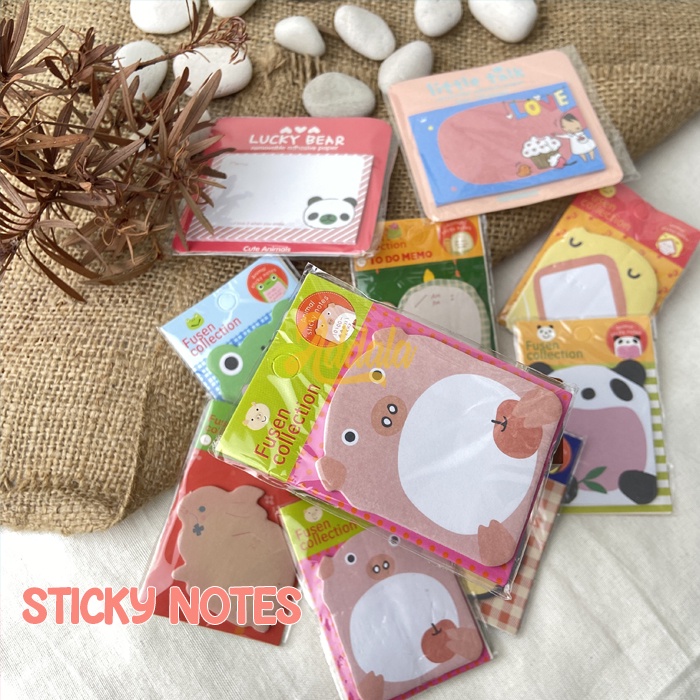 Jual Memopad Kawaii / Sticky Note Kartun Lucu | Shopee Indonesia