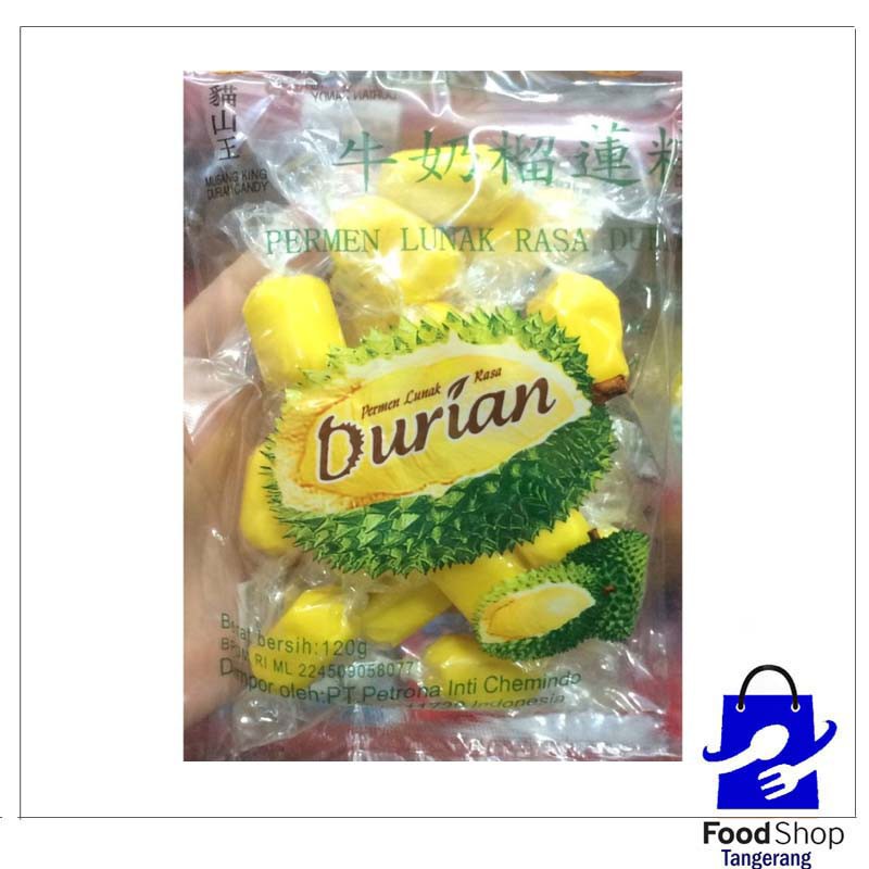 Jual Permen Lunak Rasa Durian 120 gr | Shopee Indonesia