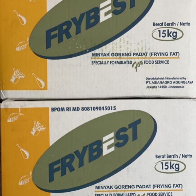 Jual minyak grg beku padat FRYBEST 15 kg | Shopee Indonesia