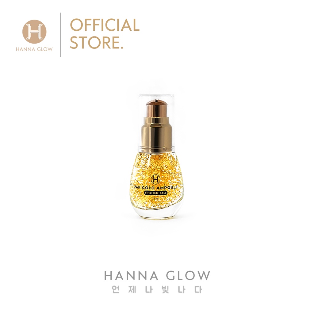Jual PREMIUM 24K GOLD AMPOULE 25ml - HANNA GLOW | Shopee Indonesia