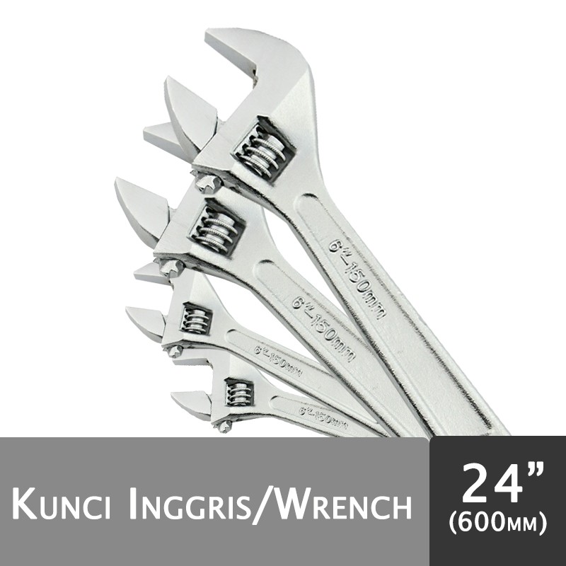 Jual SANDS Adjustable Wrench / Kunci Inggris, 24" (600mm) GERMAN ...