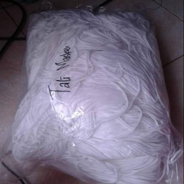 Jual Tali karet masker bulat kecil 200 meter | Shopee Indonesia