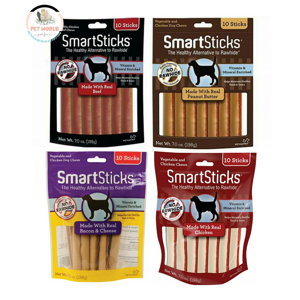 Jual Smartbones Smart Sticks 10 - Smart Bones Cemilan Anjing Dog Snack ...