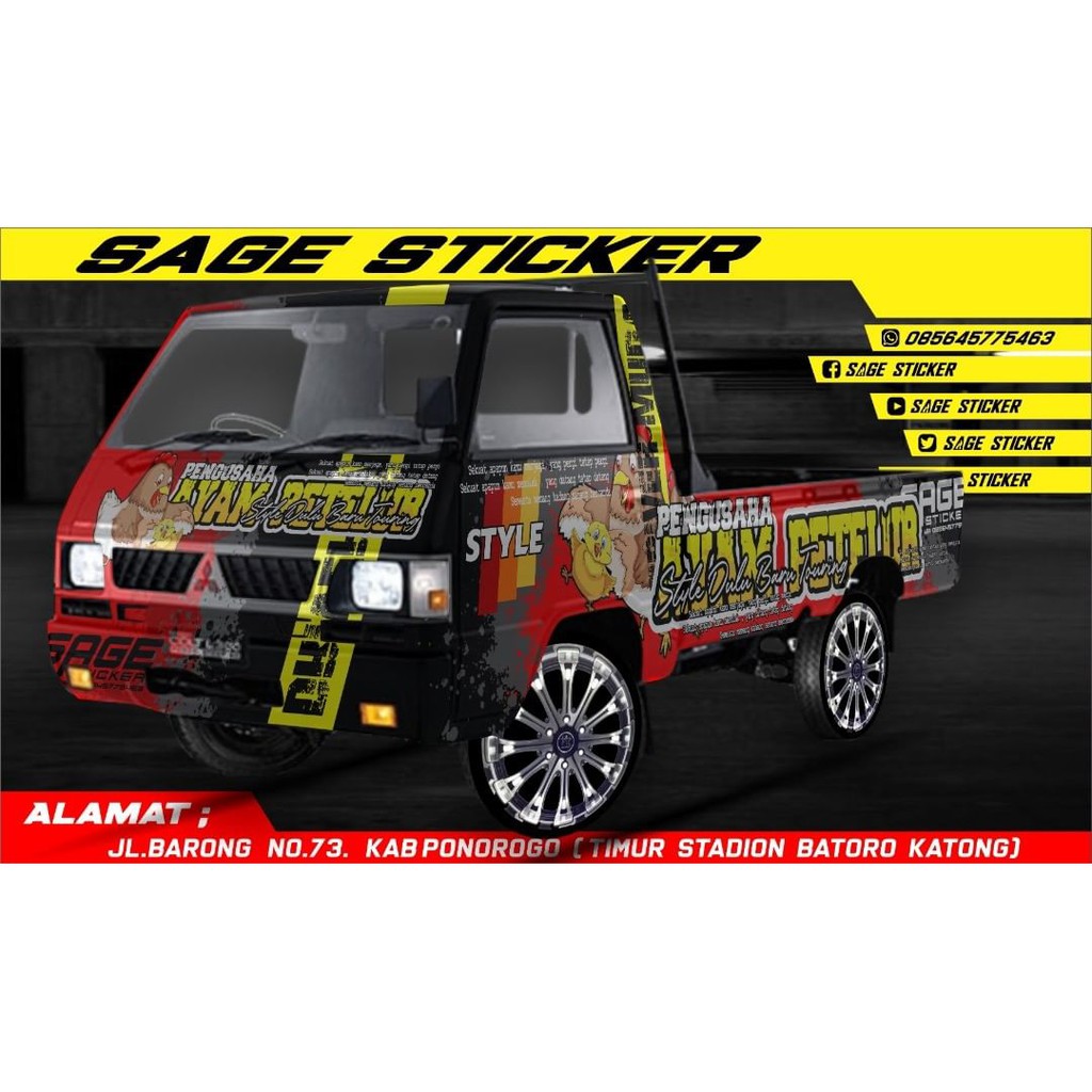 Jual decal mobil l300 full body | Shopee Indonesia