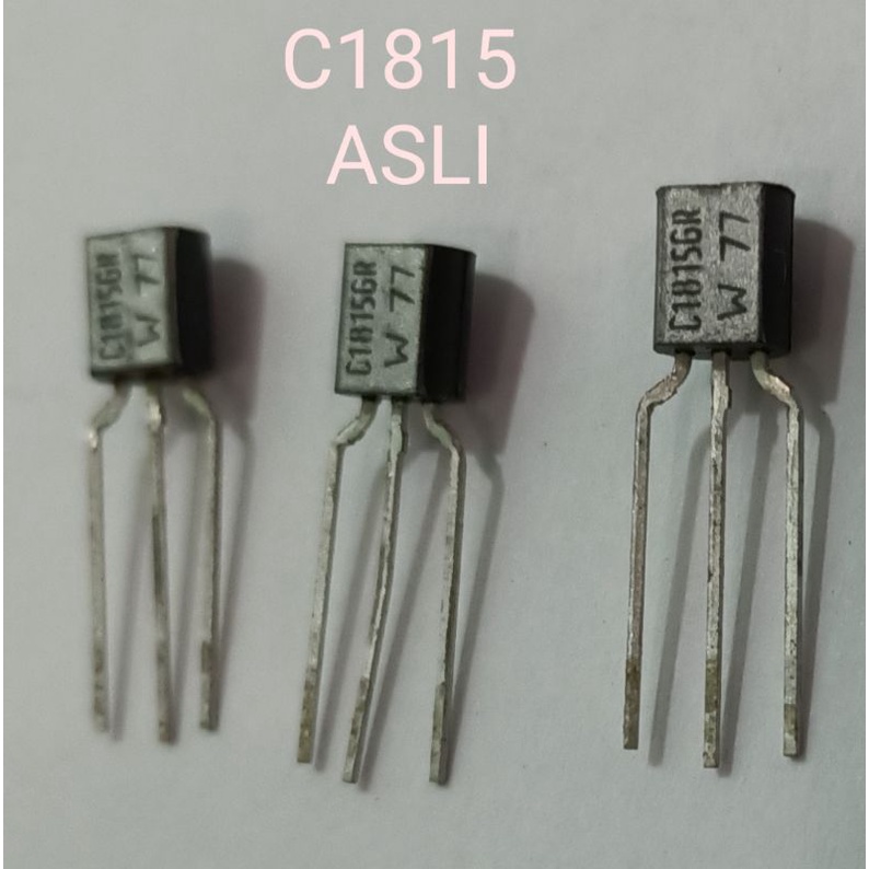 Jual TRANSISTOR C1815 ASLI ,SESUAI GAMBAR ( KUALITAS BAGUS) | Shopee ...