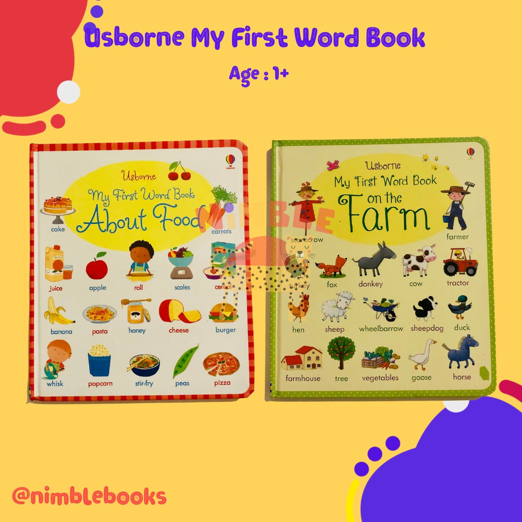 Jual BUKU ANAK USBORNE - My First Word Book | Shopee Indonesia