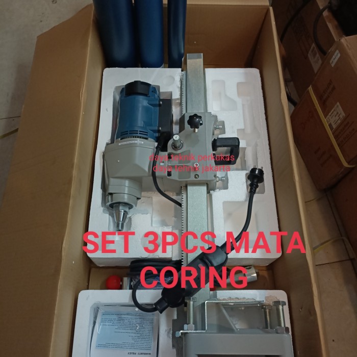 Jual mesin coring dzz200 dongcheng set 3pcs mata coring - mesin coring ...
