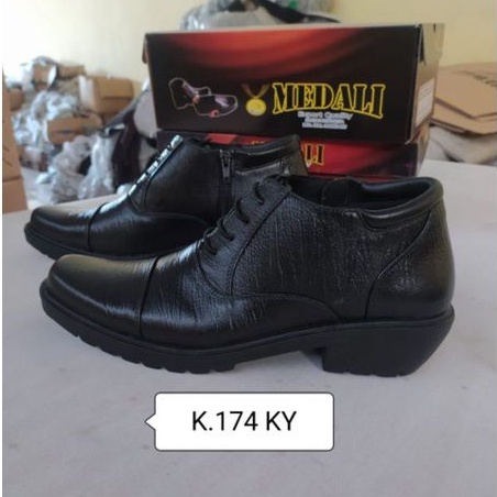 Jual Sepatu kulit pria PDH polri TNI security guard PNS sepatu kerja ...